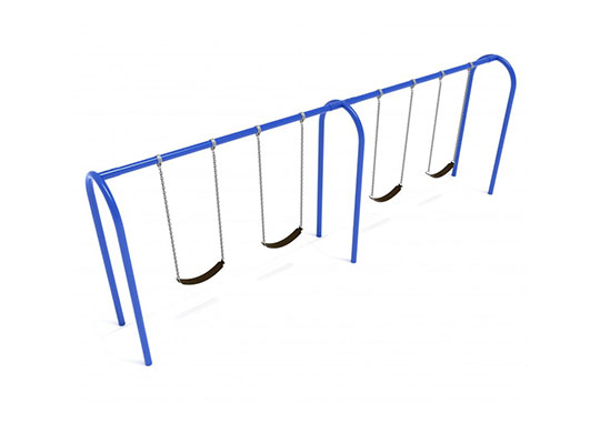 8 feet high Elite Arch Post Swing - 2 Bays - Swingset Factory Depot